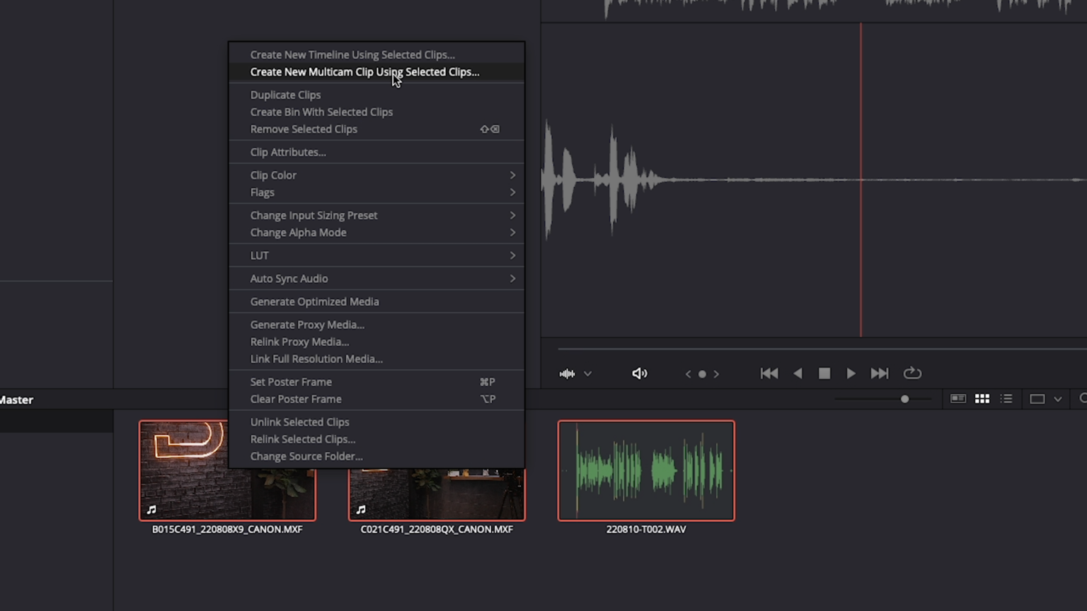 How To Sync With Timecode In DaVinci Resolve – Deity Microphones