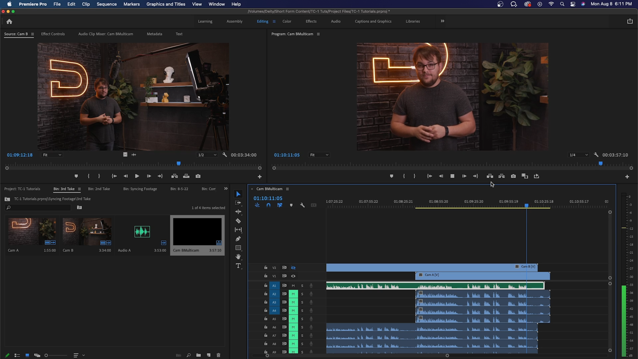 How To Sync With Timecode In Adobe Premiere – Deity Microphones