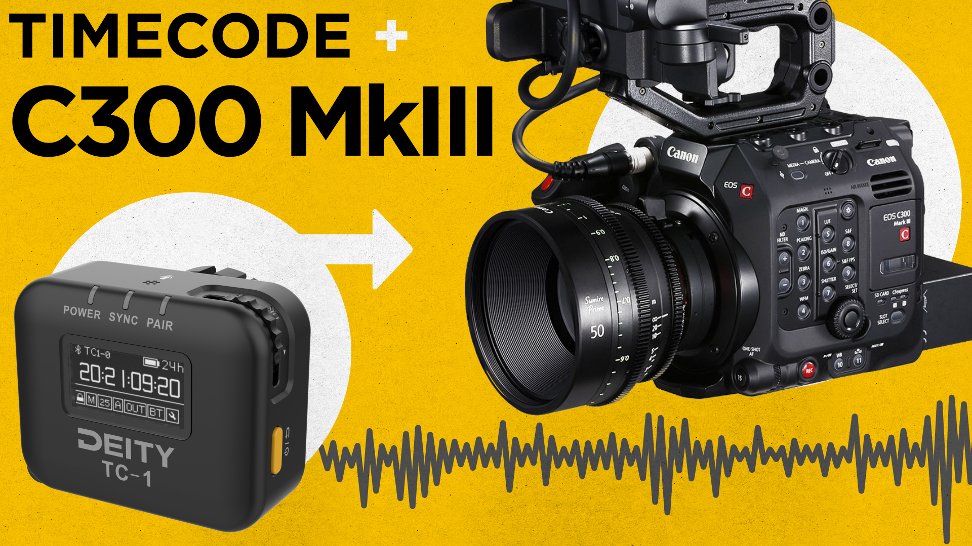How To Use Timecode On Your Canon C300 Mk 2 & C300 Mk III
