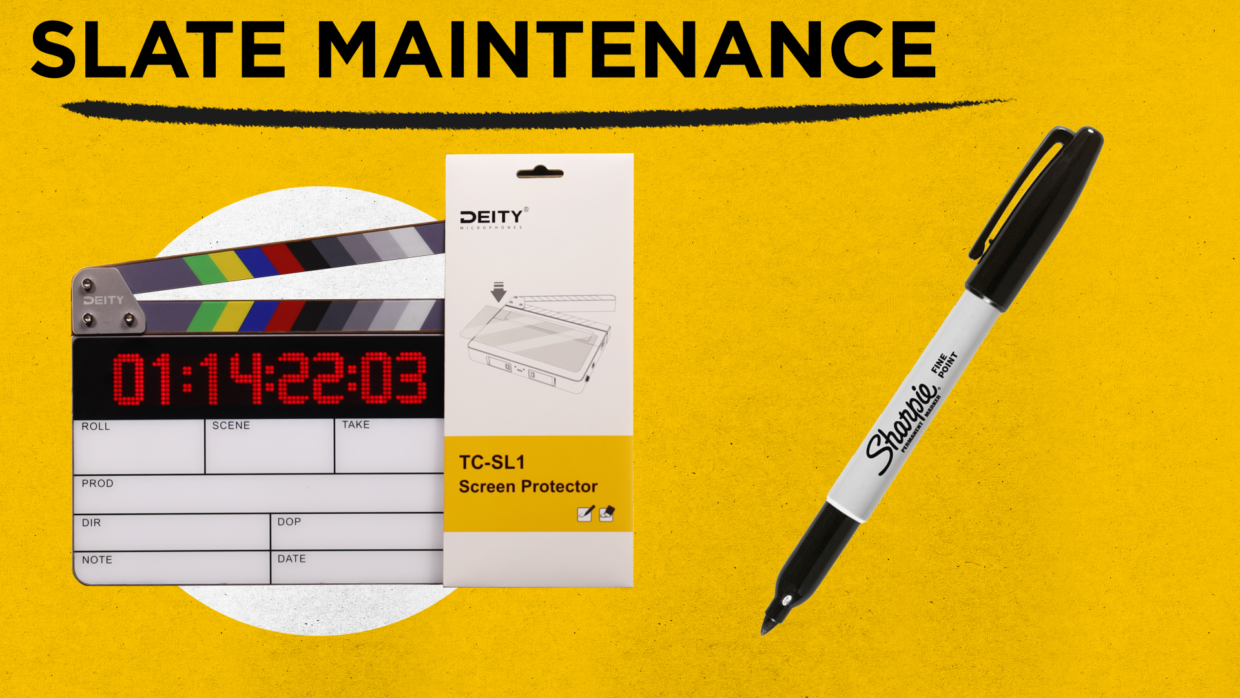 Timecode Slate Maintenance - Deity Microphones