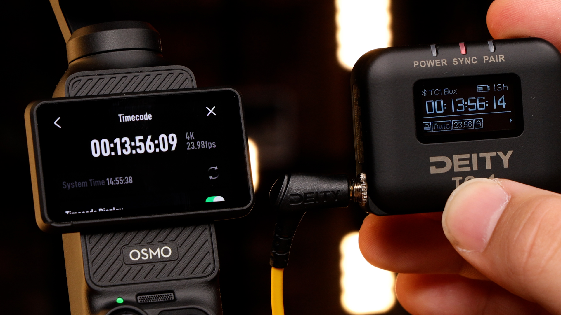 How to set up timecode on your DJI Osmo Pocket 3 – Deity Microphones
