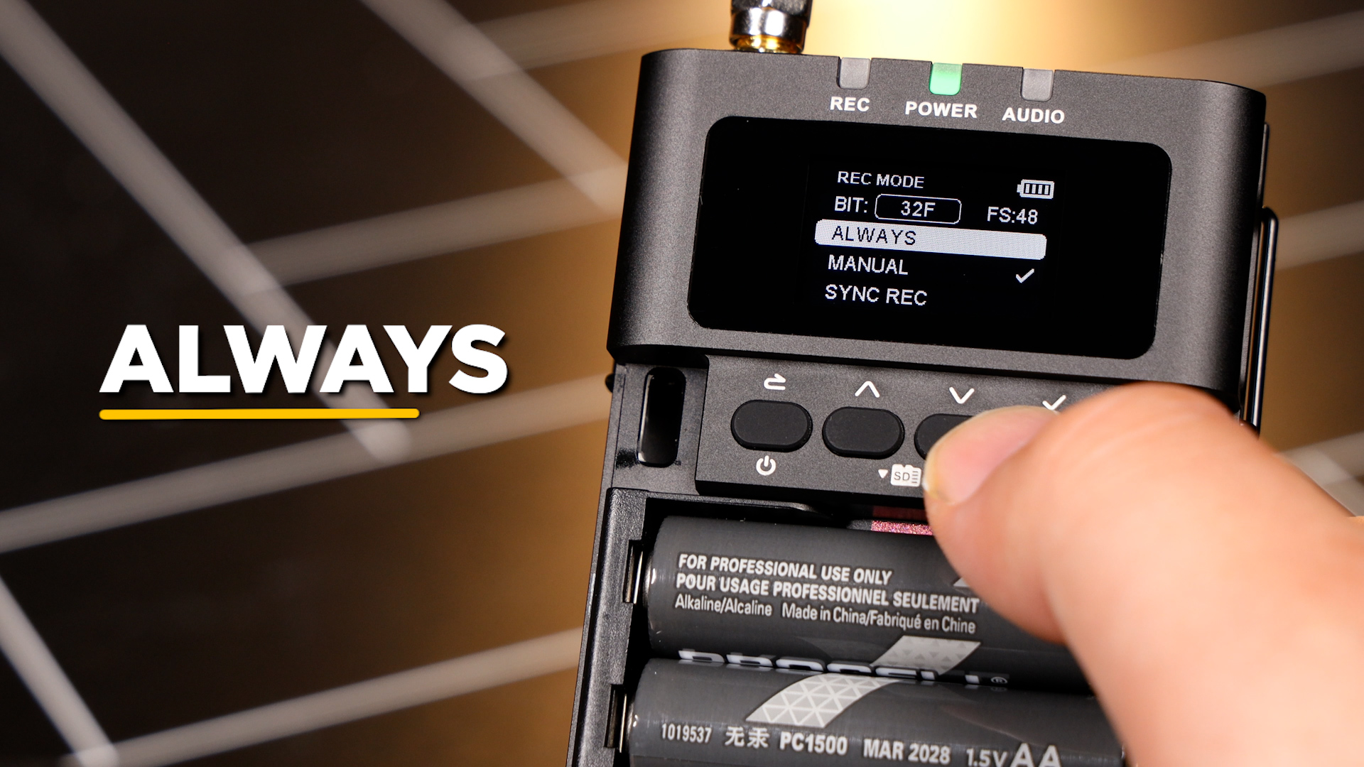 Deity THEOS Digital UHF Tutorial | Recording Modes – Deity Microphones