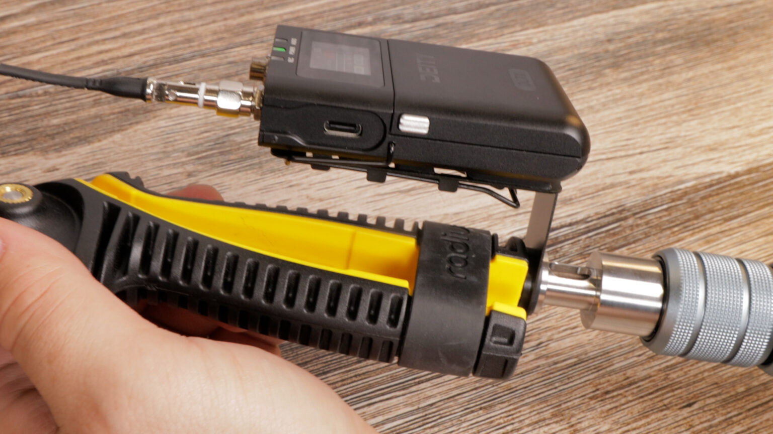 Using the DLTX on Boom Poles – Deity Microphones